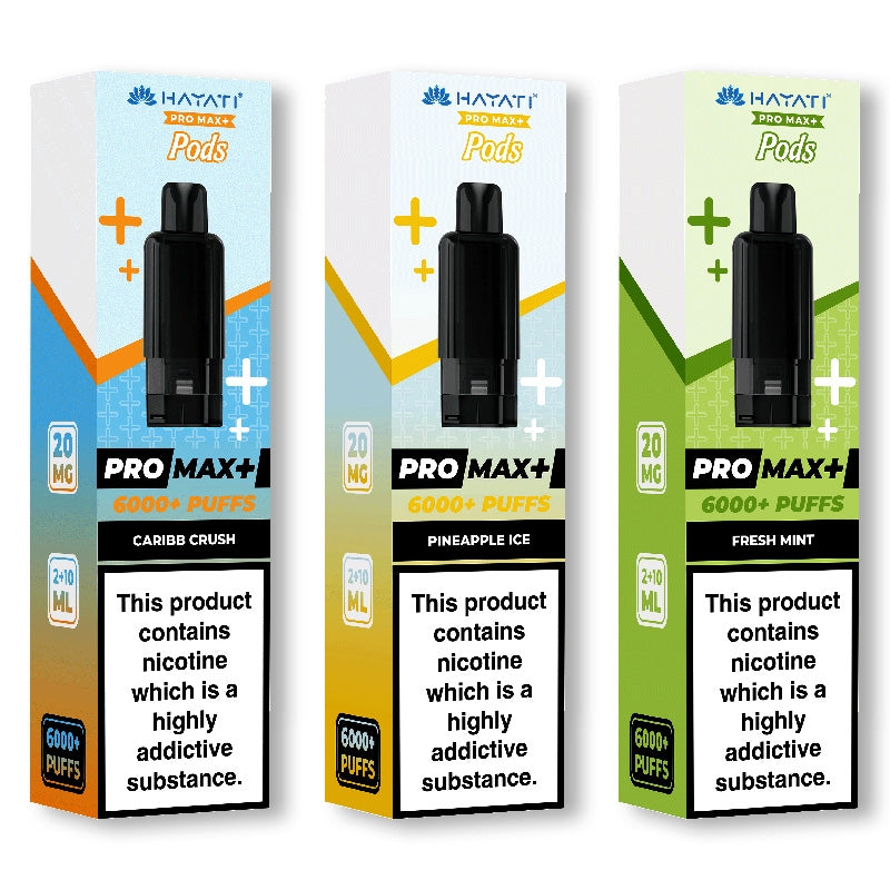 Hayati 6k Pro Max Pre Filled Replacement Pods – Island vape UK