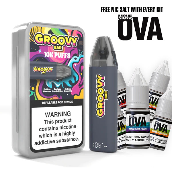 Groovy Bar 10k Starter Kit – Island vape UK